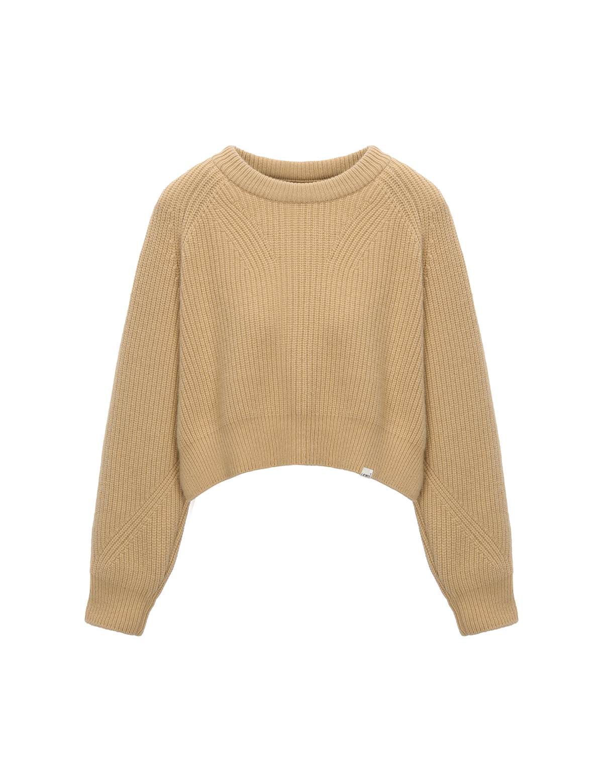 르윗 LEWITT MERINO WOOL KNIT TOP BEIGE | SISUN.COM
