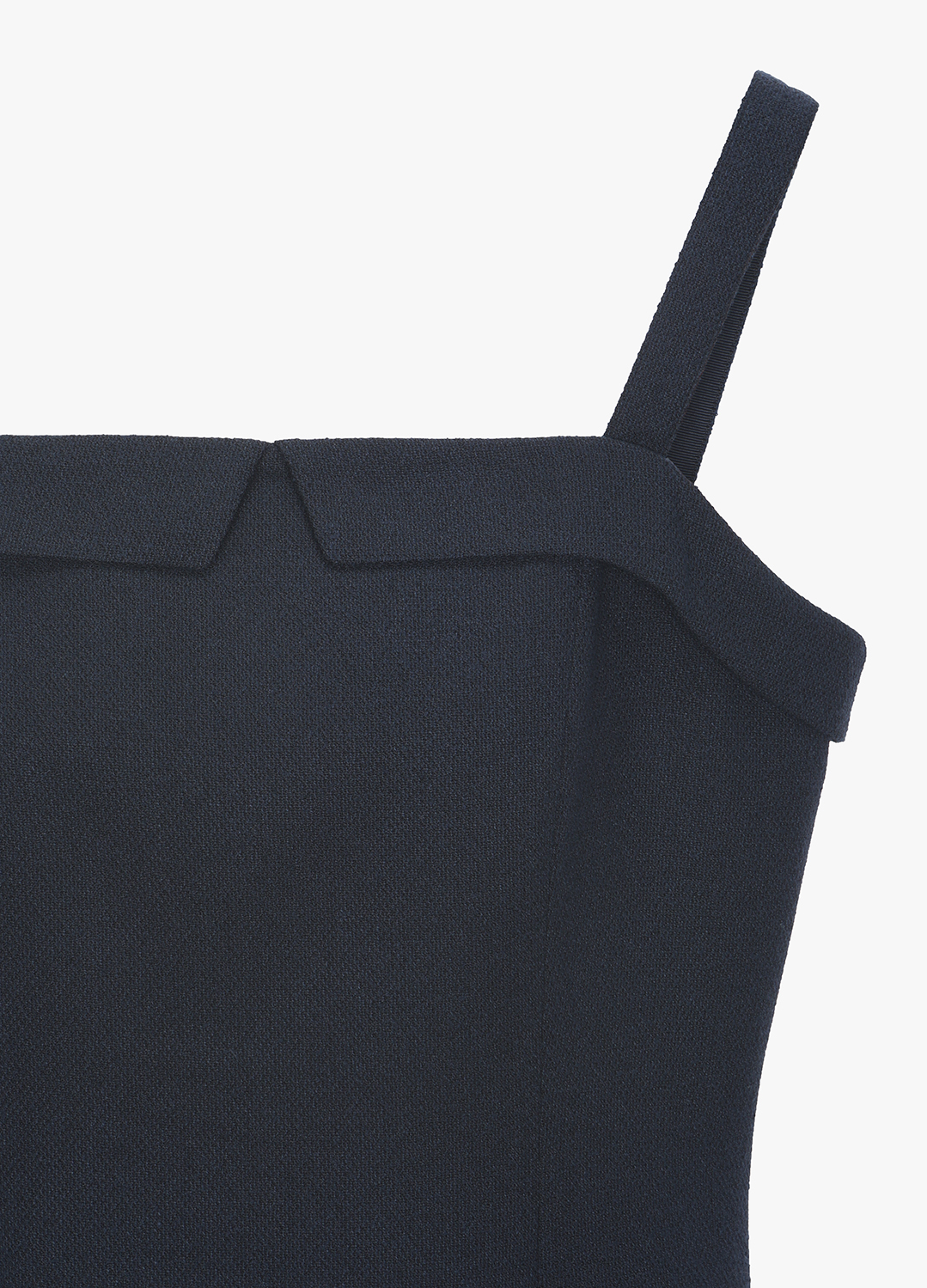 잇미샤 ITMICHAA [시즌오프]스트랩 슬리브리스 원피스 NAVY | SISUN.COM