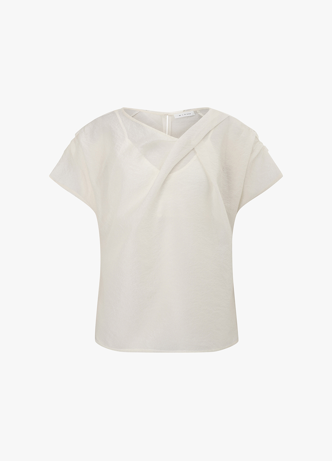 미샤 MICHAA 캐시미어 더블 브레스티드 롱 코트 MELANGE | SISUN.COM