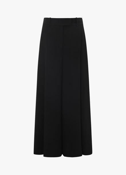 미샤 MICHAA [추가15]턱 디테일 와이드 팬츠 BLACK | SISUN.COM